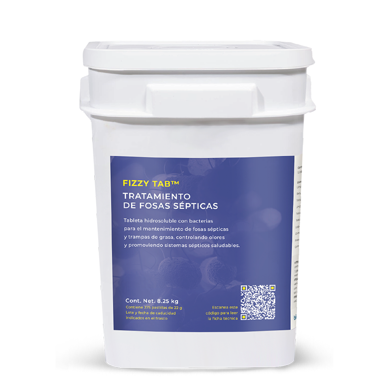 FIZZY TAB™ Tratamiento de fosas sépticas – Bionetix México: Soluciones ...